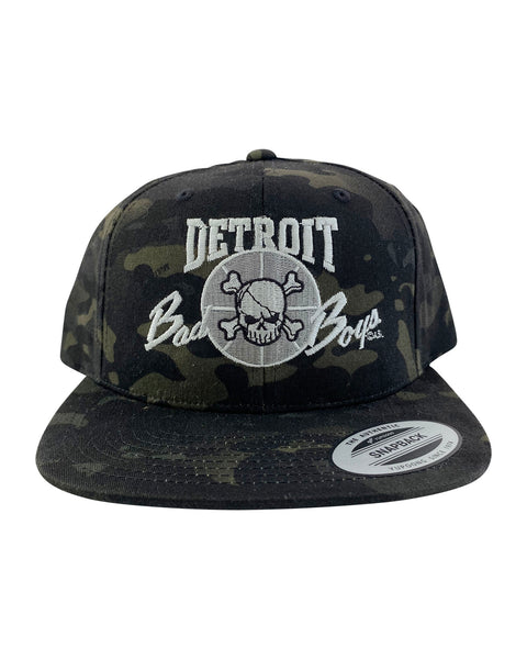 Authentic Detroit Bad Boys Black Camouflage Snapback Hat – DS Online