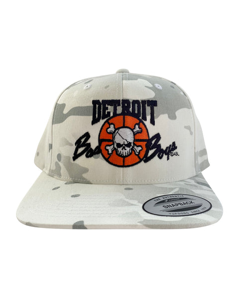 Authentic Detroit Bad Boys White Multi Camouflage Snapback Hat – DS Online